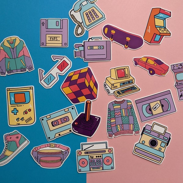 80s Stickers - Etsy