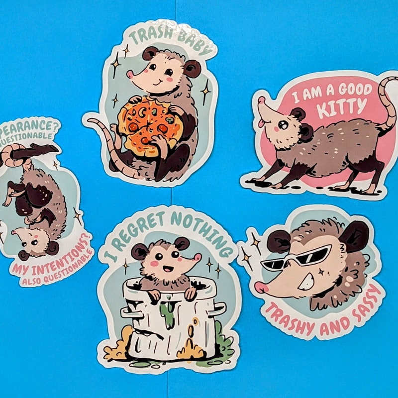 Funny Stickers - Etsy