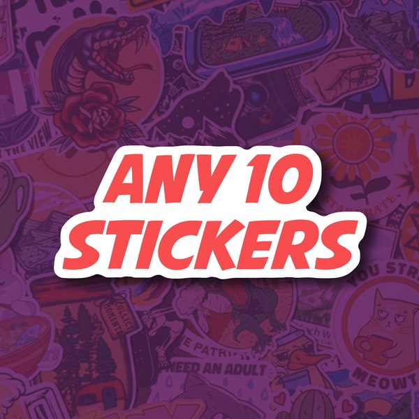 Random Sticker Pack Funny Memes, Brands, Logos, Cartoons, Limited ...
