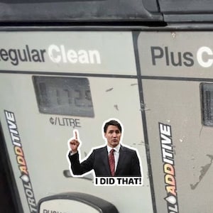 Trudeau I Did That 10 Pack Funny Sticker Waterproof Vinyl Decals Canada ...