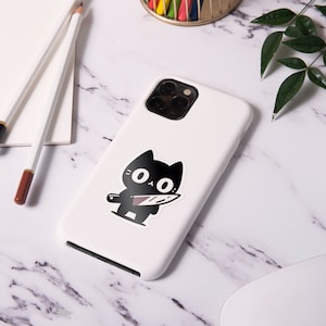 Menace Kitty Sticker / Cat Sticker / Vinyl Sticker / Journaling ...