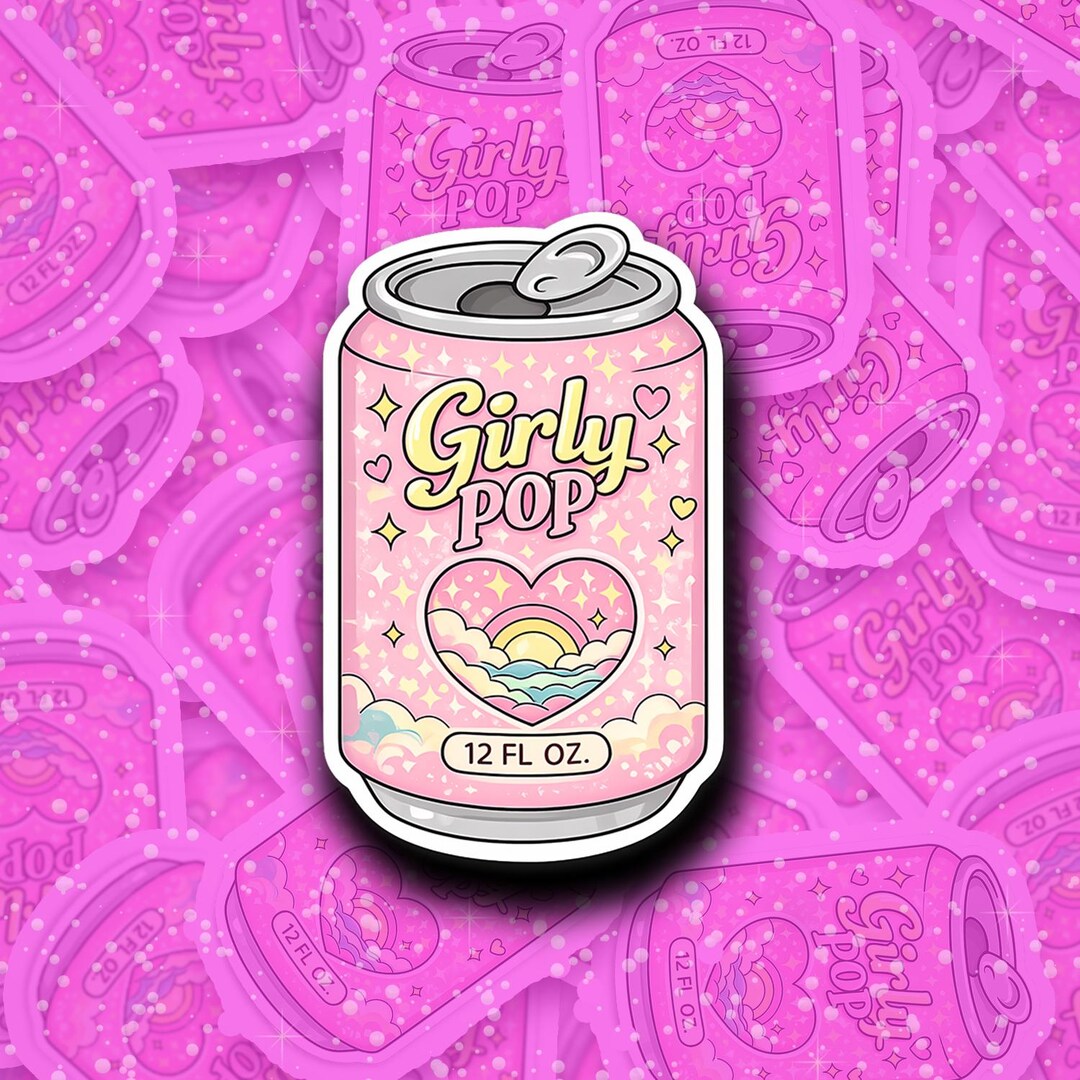 Girly popsticker Coquette esthetisch grappig sticker, cadeau, coole ...