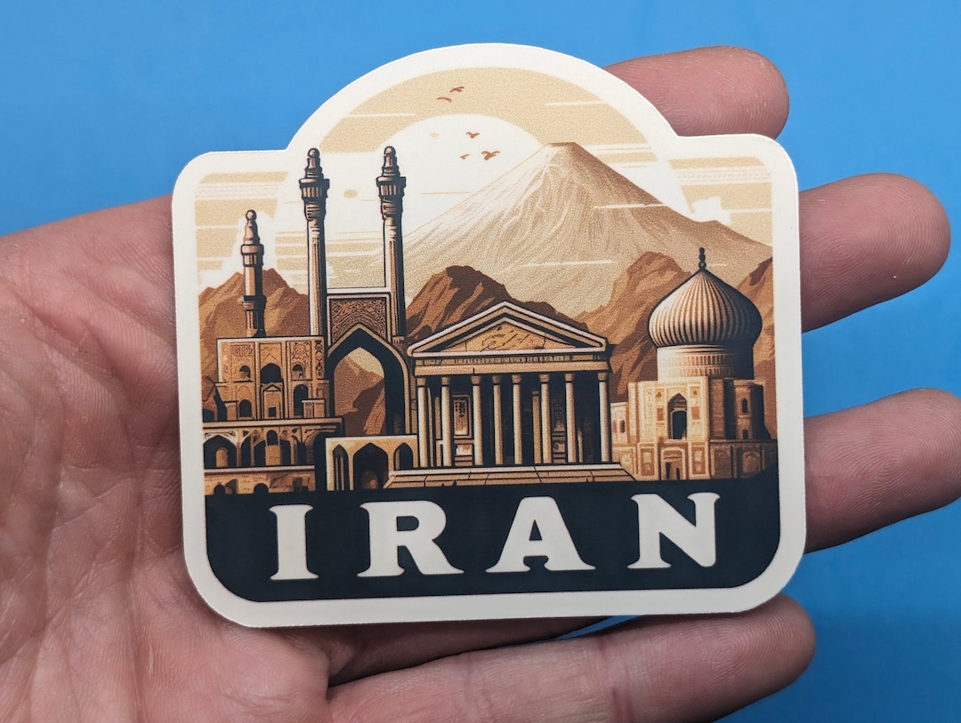 Iran Travel Sticker // Decal for Suitcase, Laptop, Car or Water Bottle ...