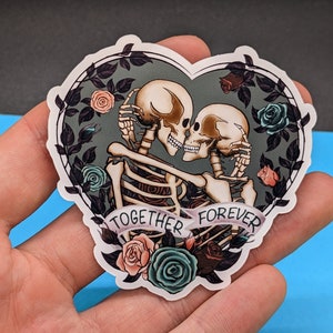 Till Death Sticker Collection Togetheer Forever, the Lovers, Skeleton ...