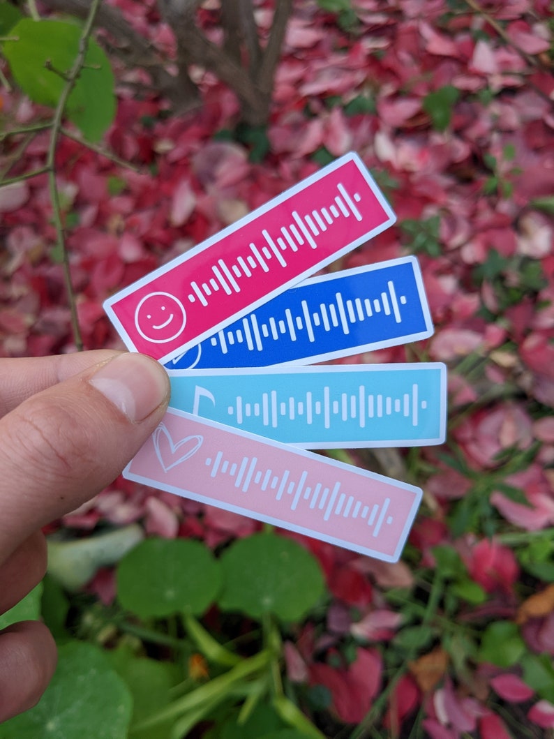 Custom Spotify Code Scan Sticker 7 Colors Custom Icons - Etsy
