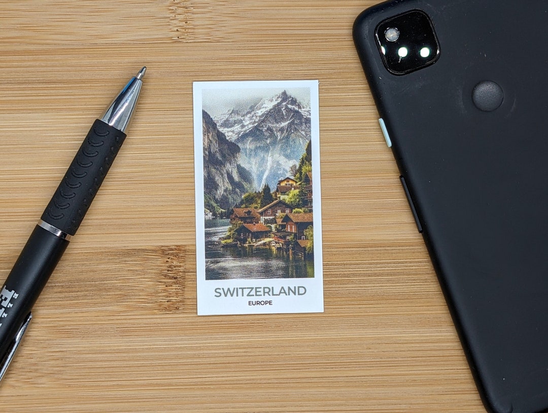 Switzerland Travel Sticker Decal #002, Europe Travel Sticker, Swiss ...