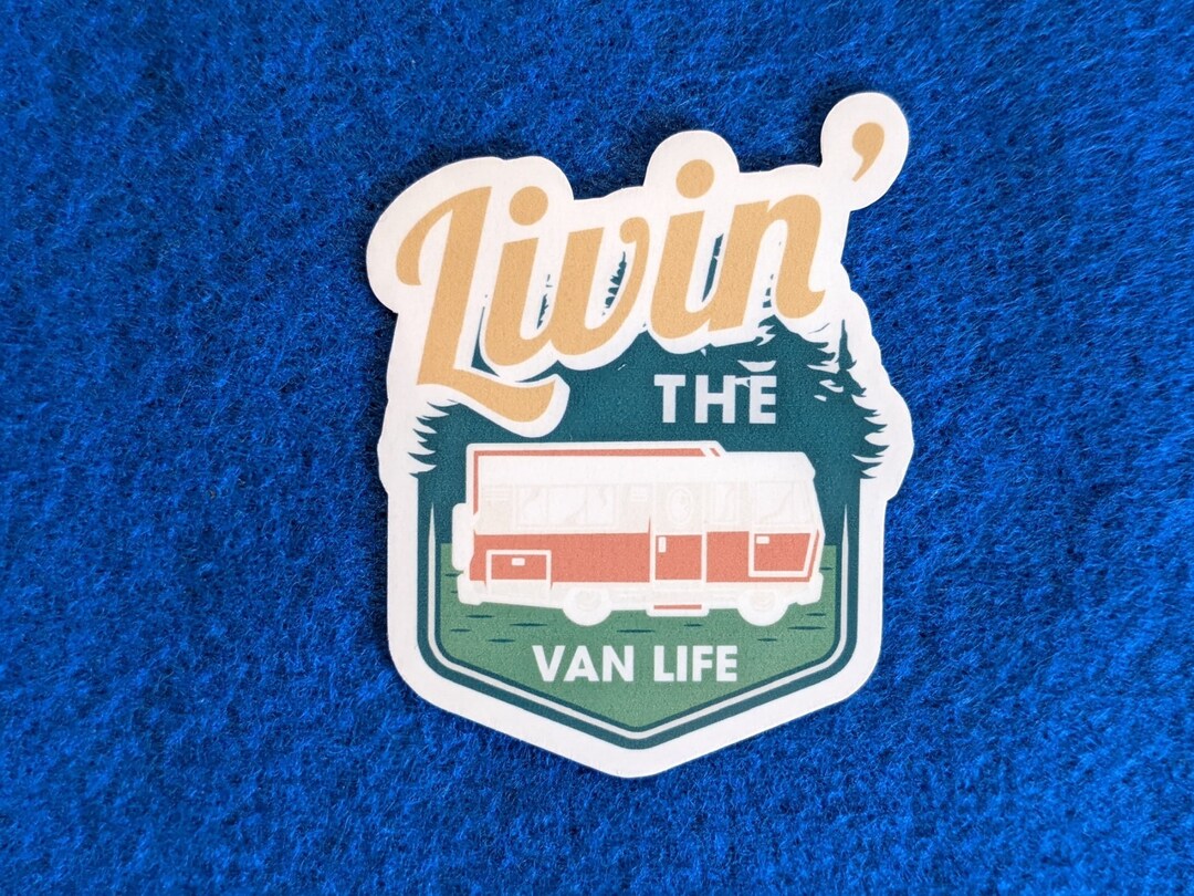 Living the Van Life Vinyl Sticker Decal - Etsy