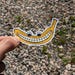 Smiling Banana Sticker - Cheerful Fruit Decal for Laptops, Notebooks ...