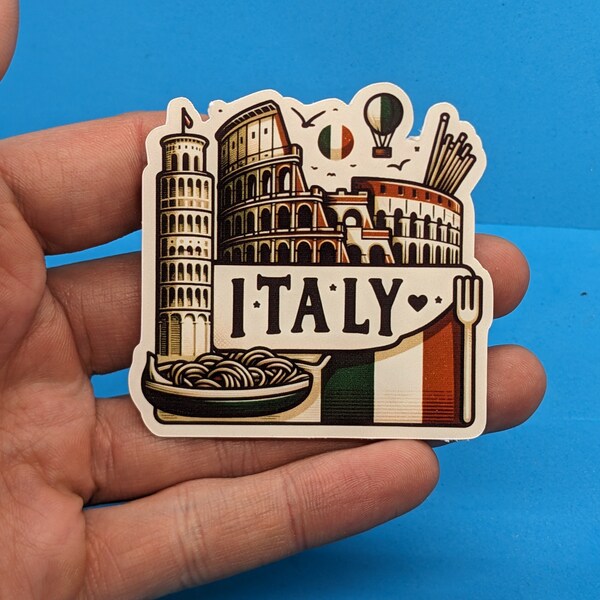 Italian Car Sticker - Etsy
