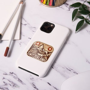 Switzerland Travel Sticker // Swiss Decal for Suitcase, Laptop, Car or ...