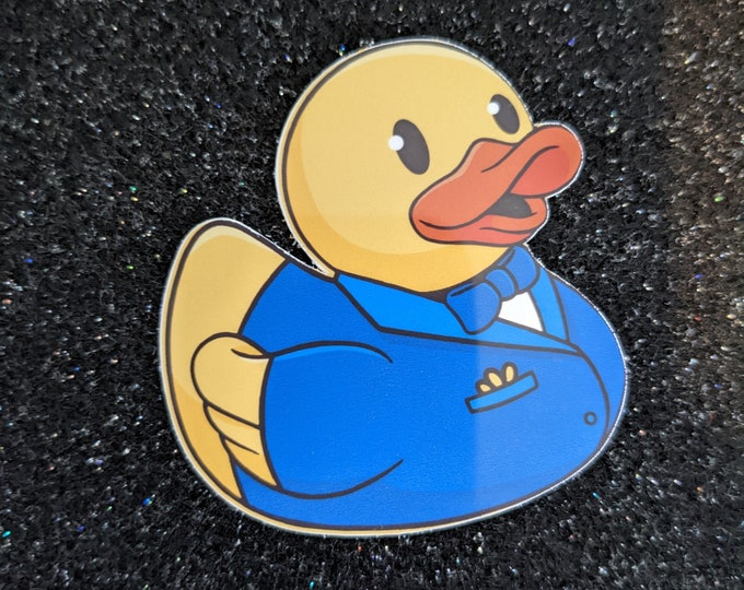 Knife Duck Sticker | Funny Duck Sticker, Laptop Sticker, Cute Sticker ...