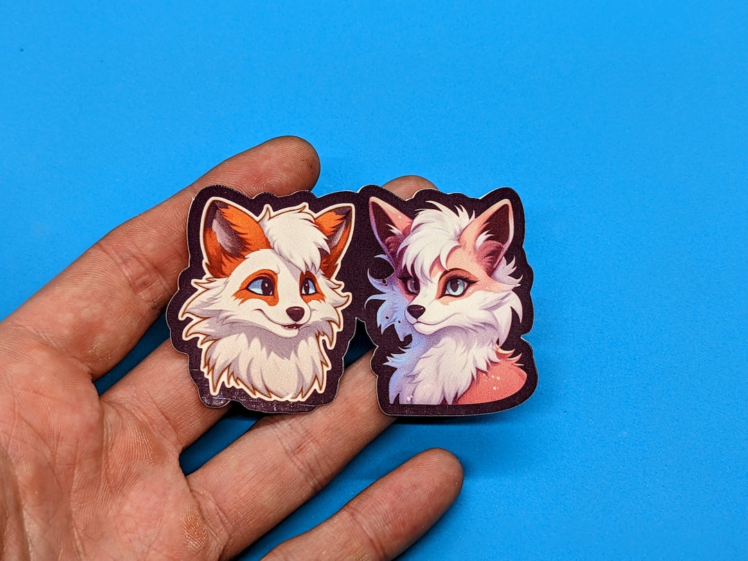 Furry Couple Vinyl Sticker Cute Decal for Furries - Etsy
