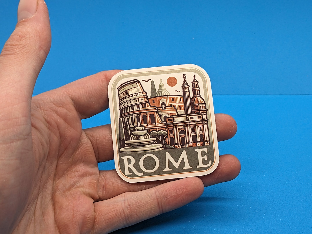 Rome Travel Sticker Decal for Suitcase Laptop Car Water Bottle Perfect ...