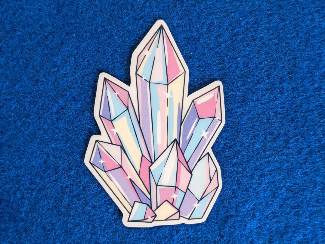 Colorful Crystal Sticker | Spirituality Sticker | Spiritual Sticker ...