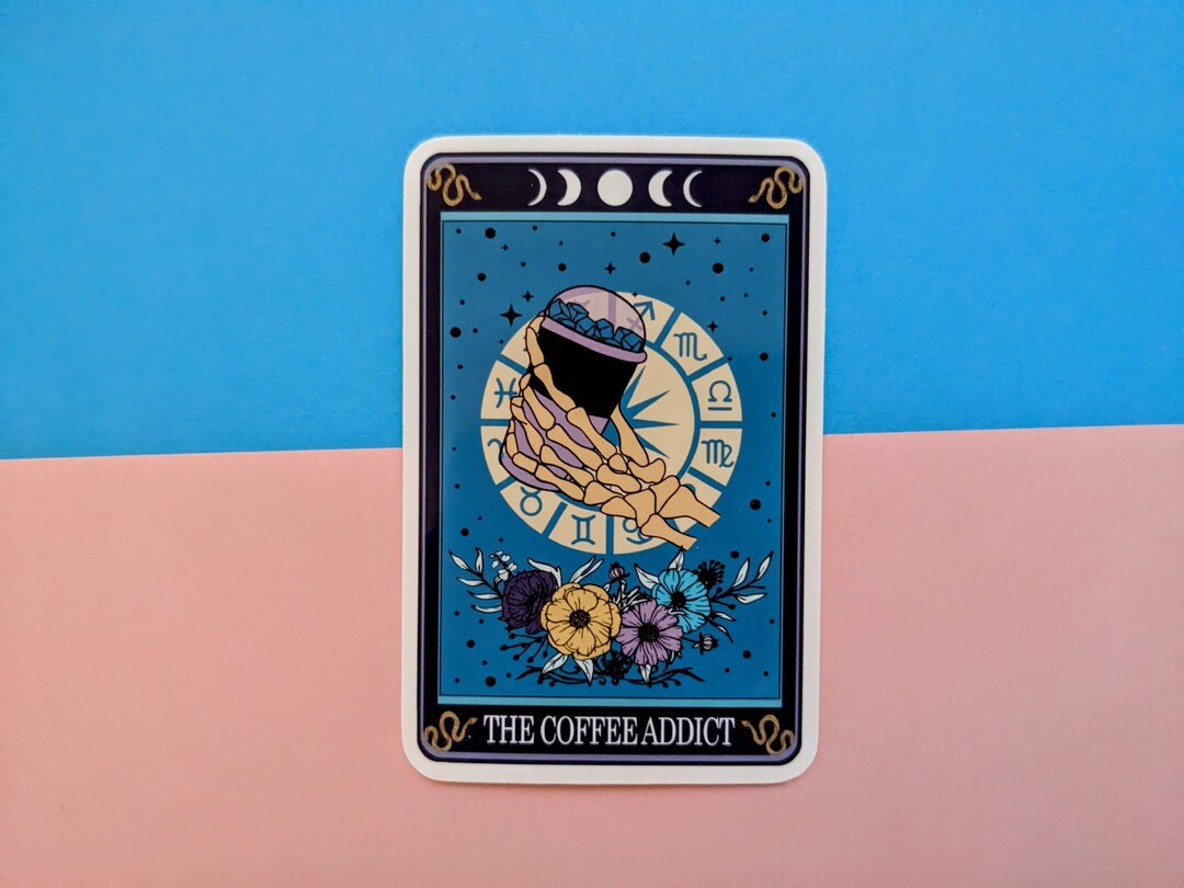 Tarot Card Sticker - the Coffee Addict: Perfect Gift for Tarot ...