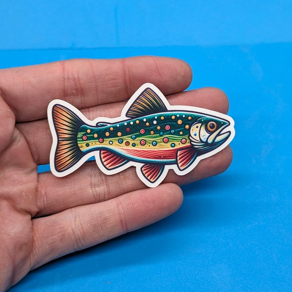 Fish Sticker - Etsy