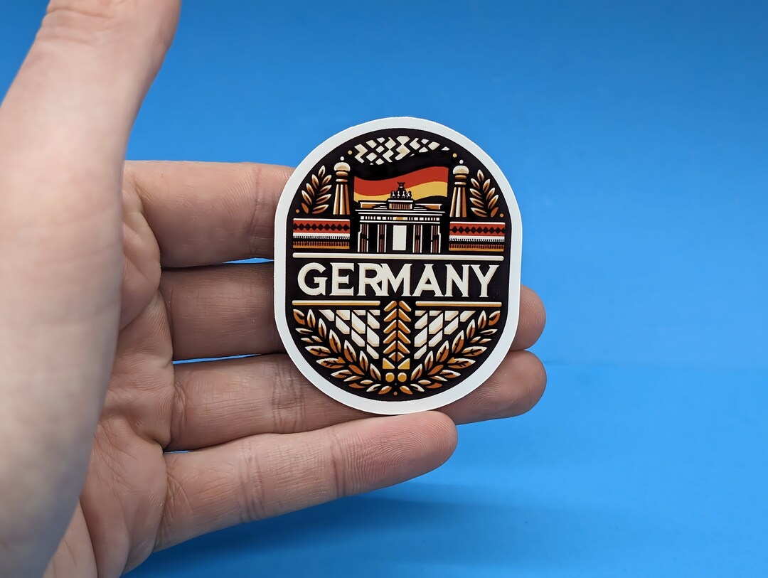 Germany Travel Sticker 001 // Country Decal for Suitcase, Laptop, Car ...