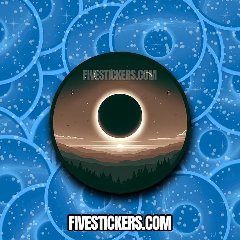 Total Solar Eclipse 2024 Sticker 002 Eclipse Decal Souvenir Gift for ...