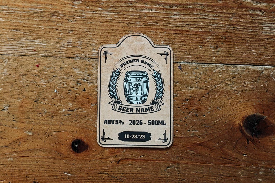 Custom Homebrew Labels - Unique Personalized Brewing Stickers - Etsy
