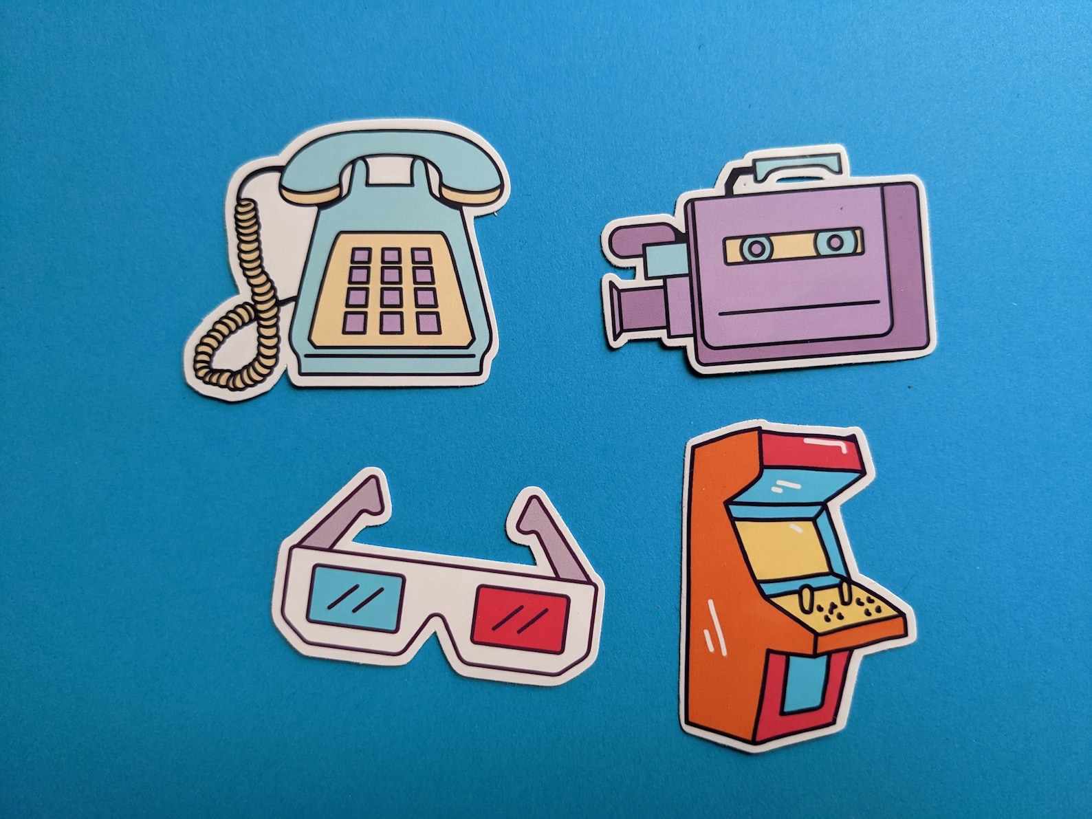 80s Aesthetic Sticker Set 20 Stickers 80s Party, 80s Stickers, 80s ...