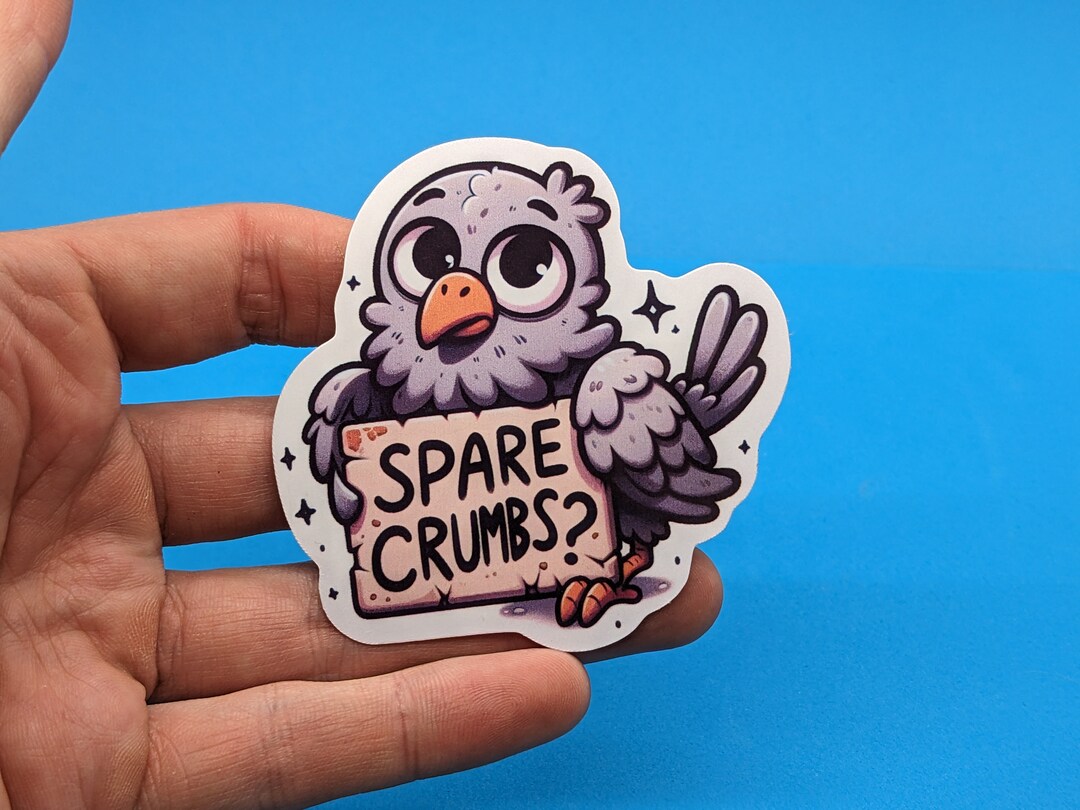 Begging Pigeon Sticker // Funny Meme Sticker // Laptop Sticker // Gift ...