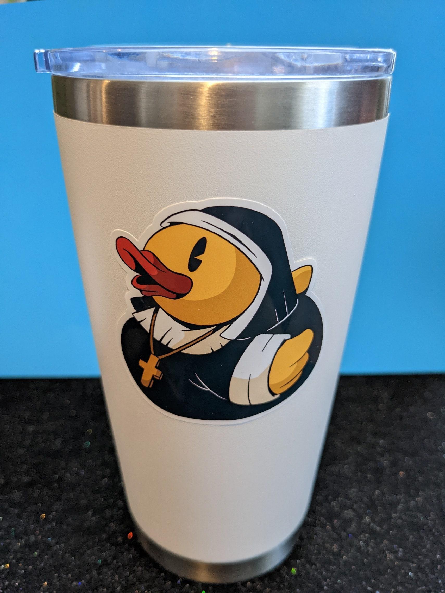 Duck Nun Sticker Funny Cute Laptop Decal Quirky Duck Design - Etsy