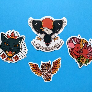 Tattoo Flash Sticker Pack | 20 Tattoo Stickers | Traditional Style ...