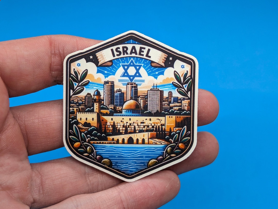 Israel Travel Sticker #003 // Country Decal for Suitcase, Laptop, Car ...