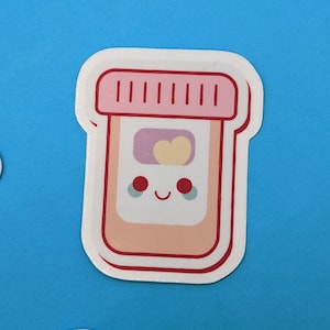 Cute Kawaii Pharmacy Stickers, Pharmacist Sticker for Laptop, Pharmacy ...
