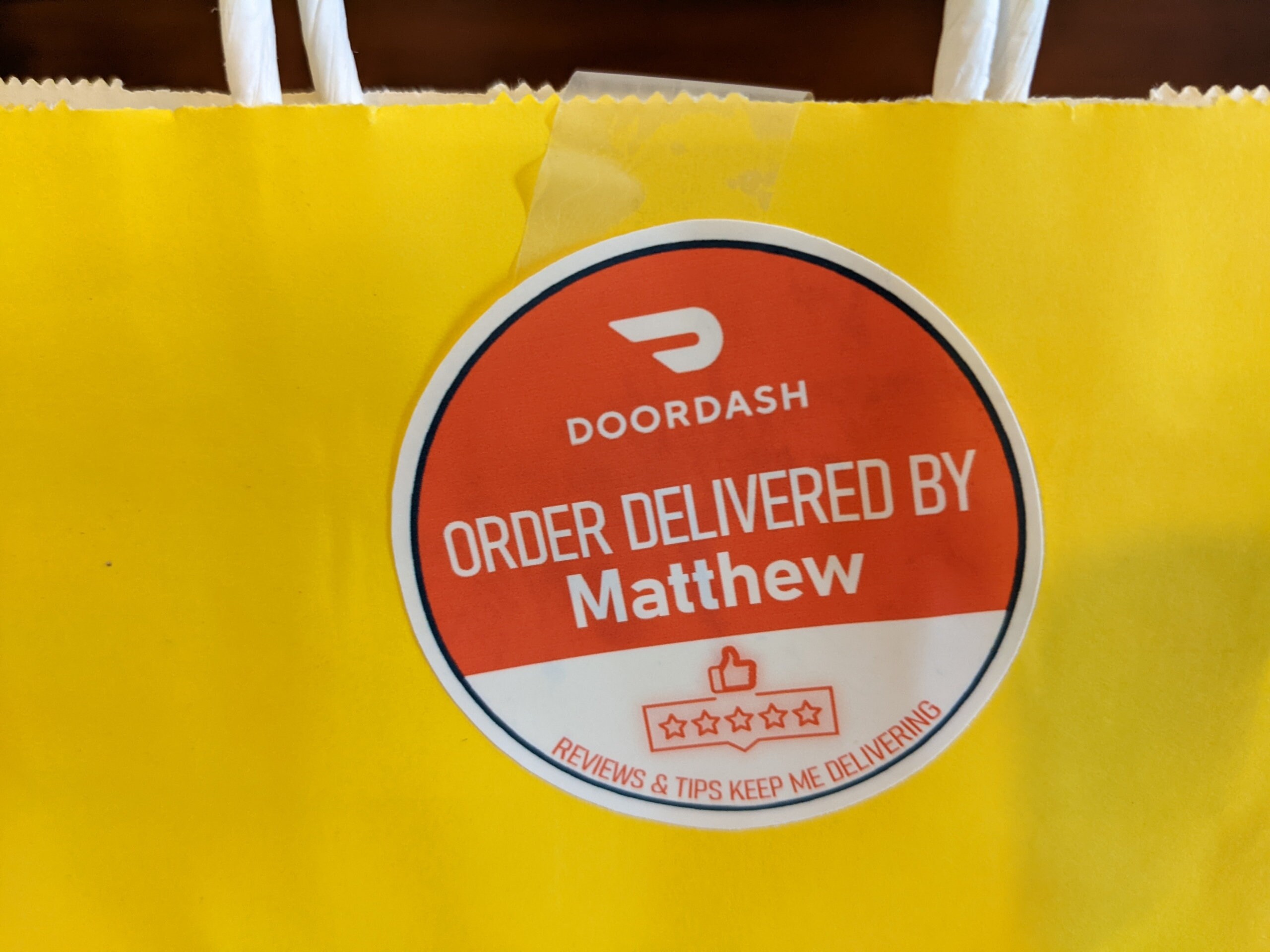 Custom Personalized Doordash Stickers 3.5x1.5 or | Etsy