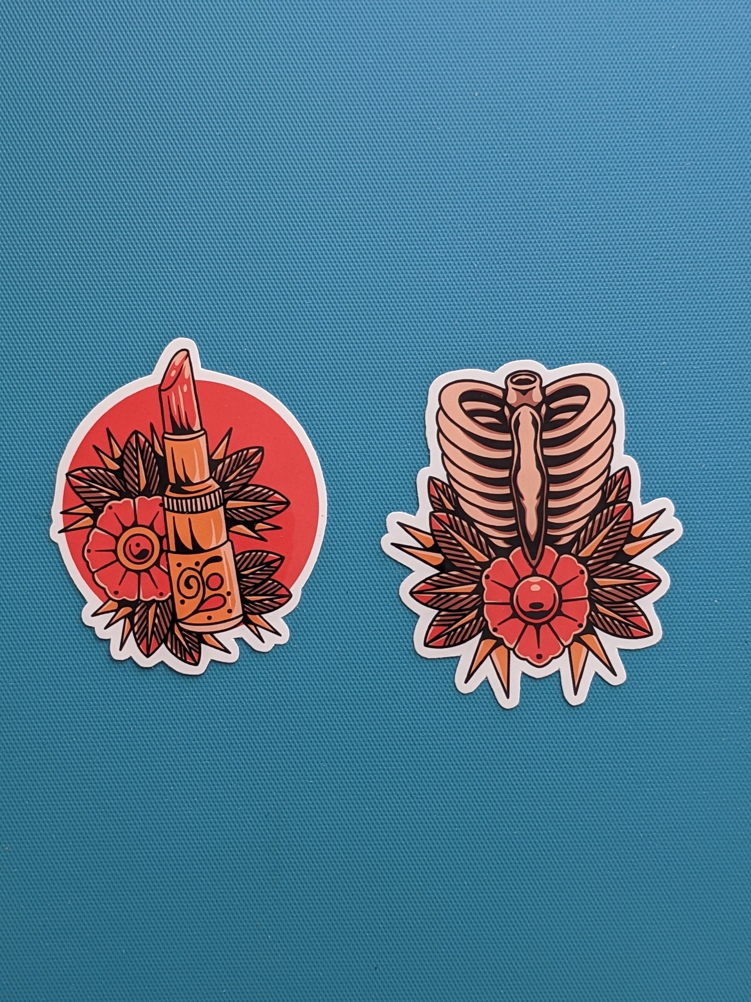 Old School Tattoo Sticker Pack 17 Aesthetic Tattoo Stickers - Etsy