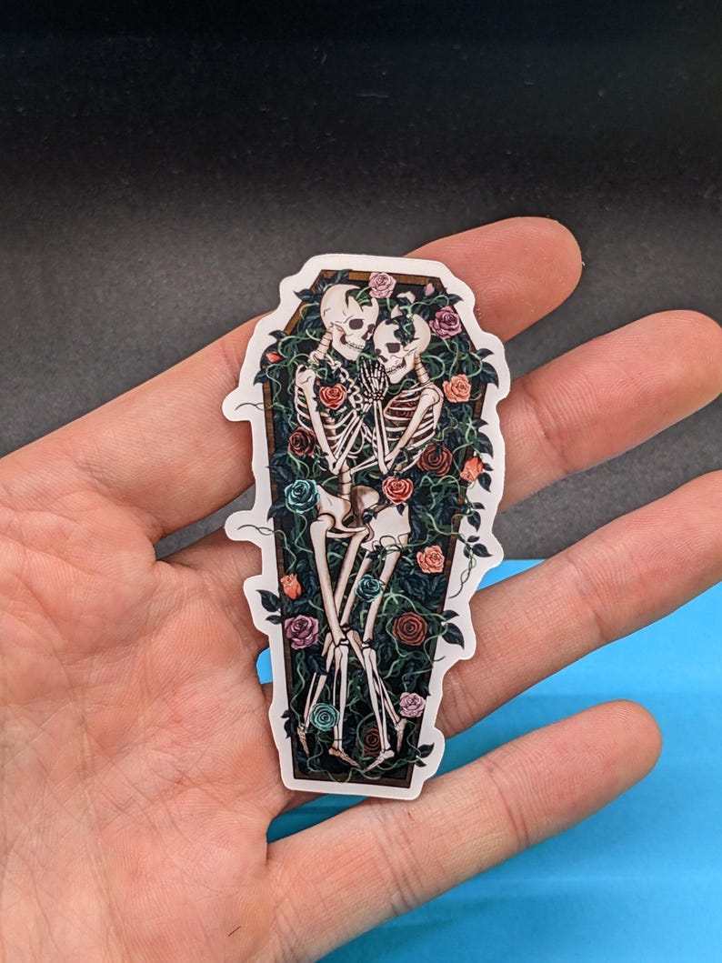 Till Death Sticker Collection | Togetheer Forever, the Lovers, Skeleton ...