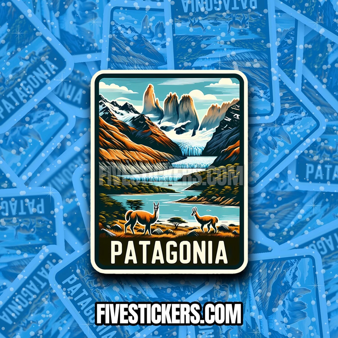 Patagonia Travel Sticker // Decal for Suitcase, Laptop, Car or Water ...