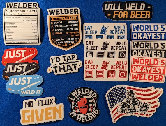 Welding Helmet Stickers