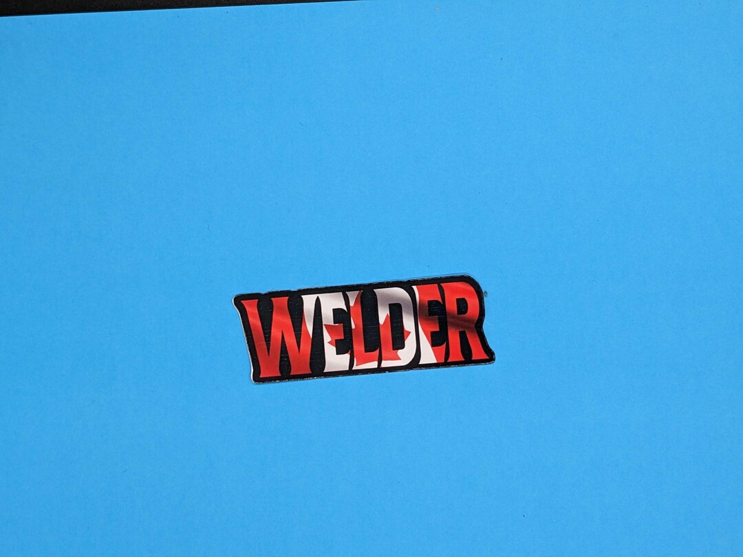 Canadian Welder Sticker: Welding Hood, Toolbox Decal - Etsy