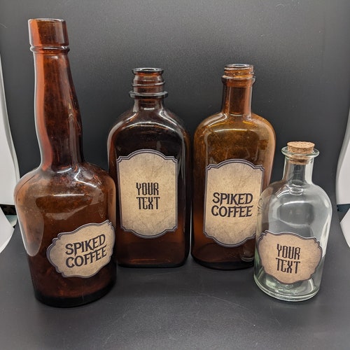 Custom Apothecary Labels Personalized Vintage Labels 8 - Etsy