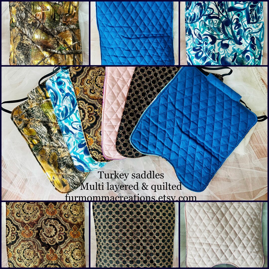 Turkey Saddle Quilted Hen Apron Multi Layered Jacket Feather Protector ...