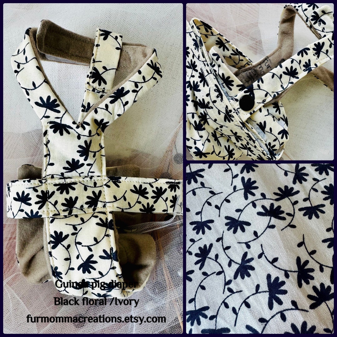 Guinea Pig Cavy Diaper With Bib / Collar Waterproof Designed - Etsy