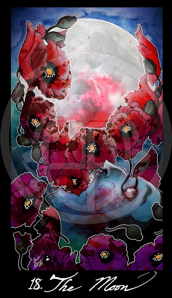 Major Arcana 18: The Moon proceeds to Campaign Zero | Etsy