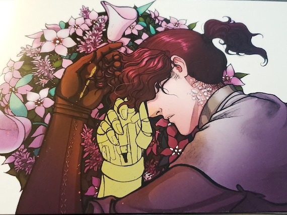 Millicent Gold Foil Print elden Ring Inspired - Etsy