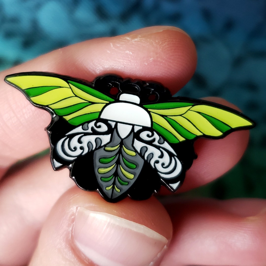 Aromantic (aro) Scarab Pin (soft Enamel With Epoxy) - Etsy
