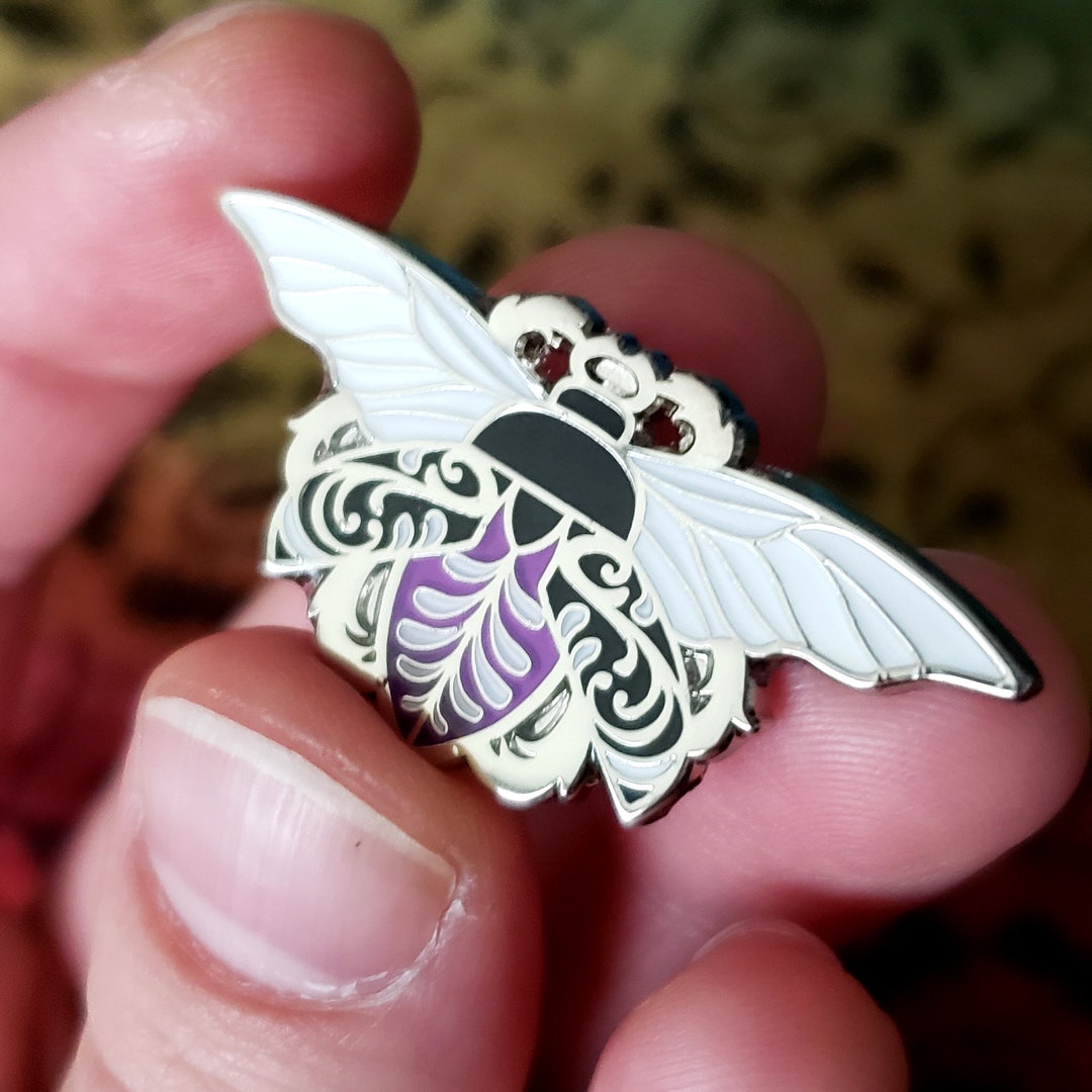 Asexual (ace) Scarab Pin (soft Enamel With Epoxy on Zinc Alloy) - Etsy