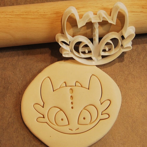 Cute Toothless Light Fury Dragon Cookie Cutter | Etsy
