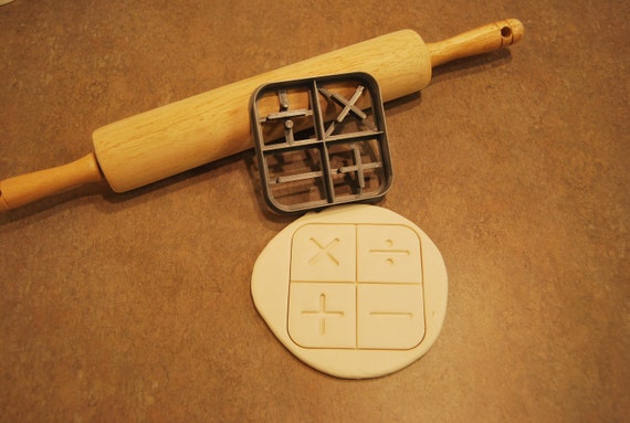Math Symbols Cookie Cutter Calculator School Teacher | Etsy