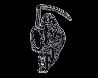 Grim Reaper Pin - Etsy