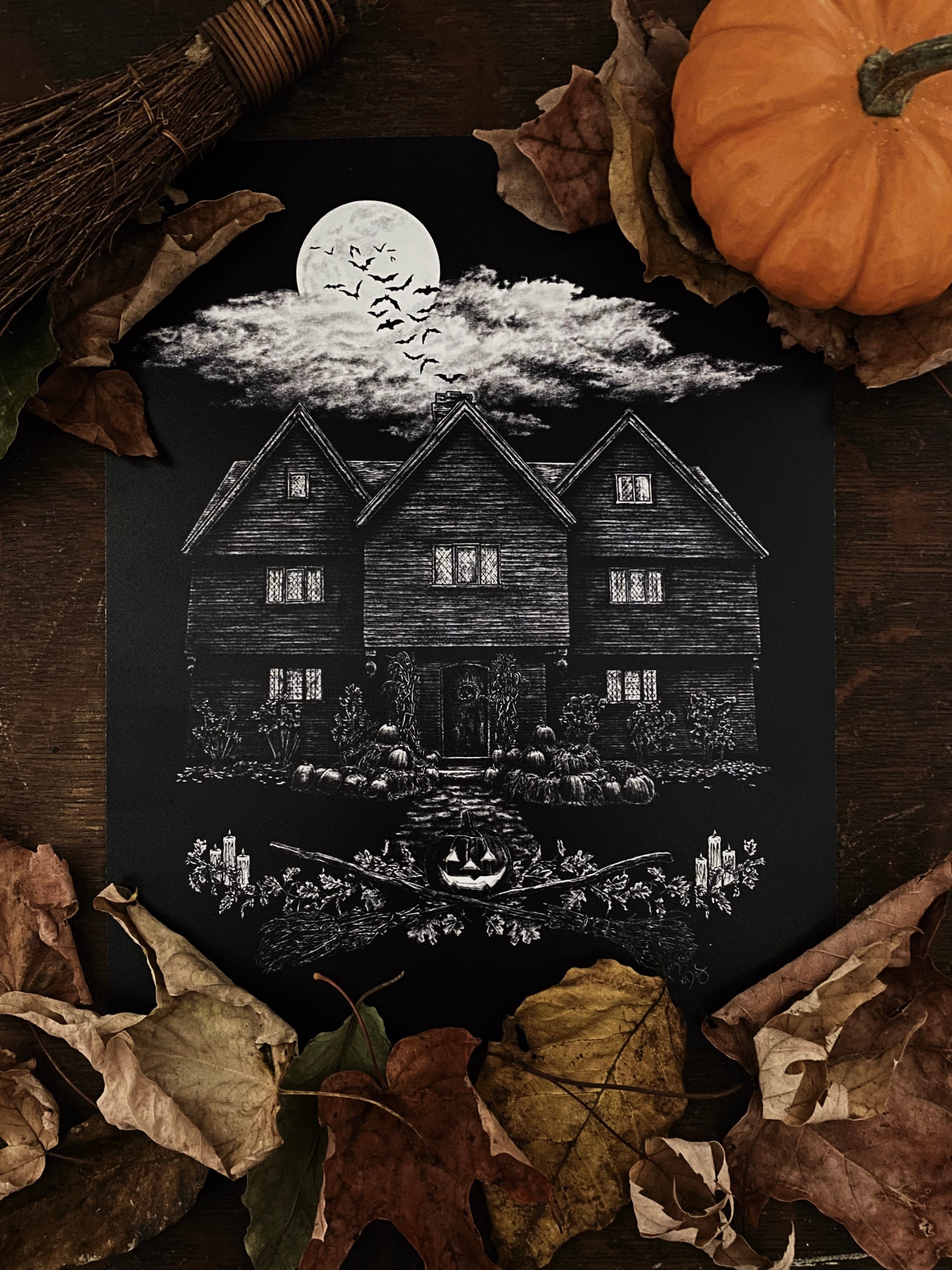 Samhain at the Witch House 8x10 Print - Etsy