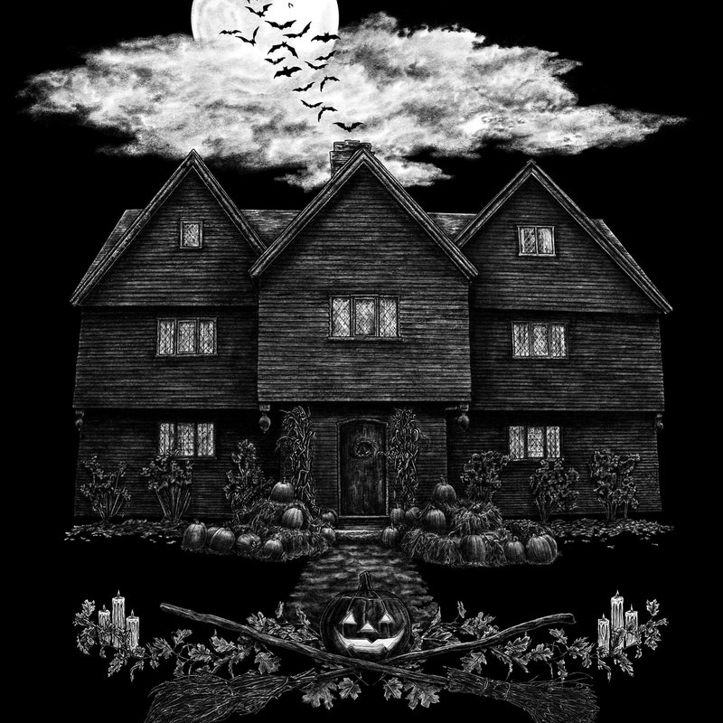 Witch House Salem Painting - Etsy