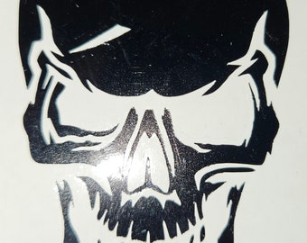 Throttle Roll BIKER Skull Decal / Sticker Great for Car Truck or SUV ...