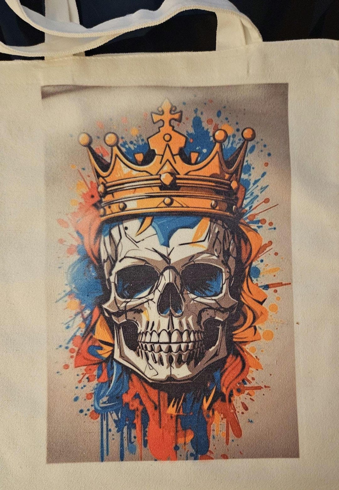 Halloween Canvas Tote Bag, Candy Bags, Witch, Cemetary,ghouls Goblins ...