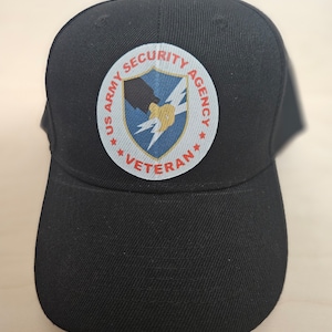 Army Security Agency, ASA Cap With Full Color Decal. - Etsy
